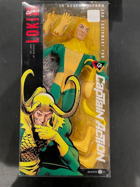 Loki Costume for Doctor Evil Captain Action | Faraday Toys