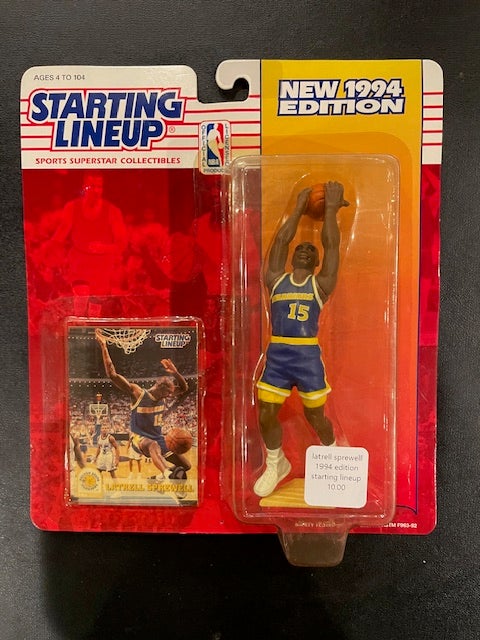 Latrell Sprewell 1994 Edition Starting Lineup | Faraday Toys