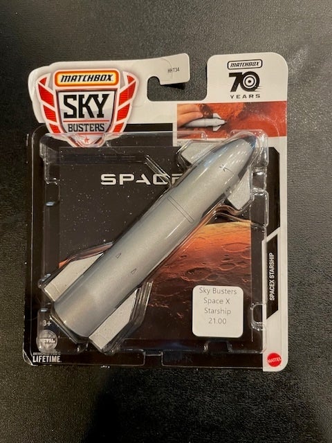 Sky Busters Space X Starship Matchbox | Faraday Toys
