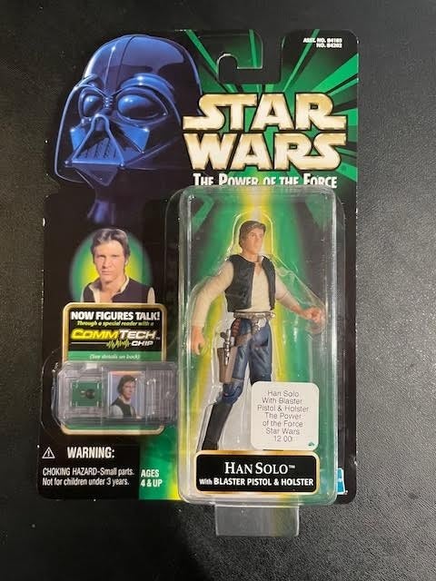 Han Solo with Blaster Pistol & Holster. The Power of the Force Star ...