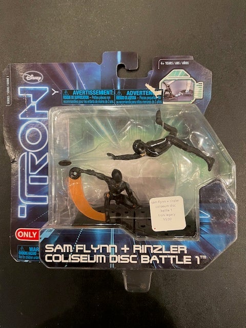 Sam Flynn + Rinzler Coliseum Disc Battle 1 Tron Legacy | Faraday Toys