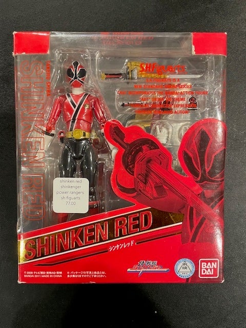 Shinken Red Shinkenger Power Rangers SH Figuarts | Faraday Toys