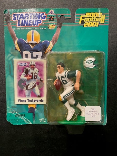 Vinny Testeverde Starting Lineup | Faraday Toys