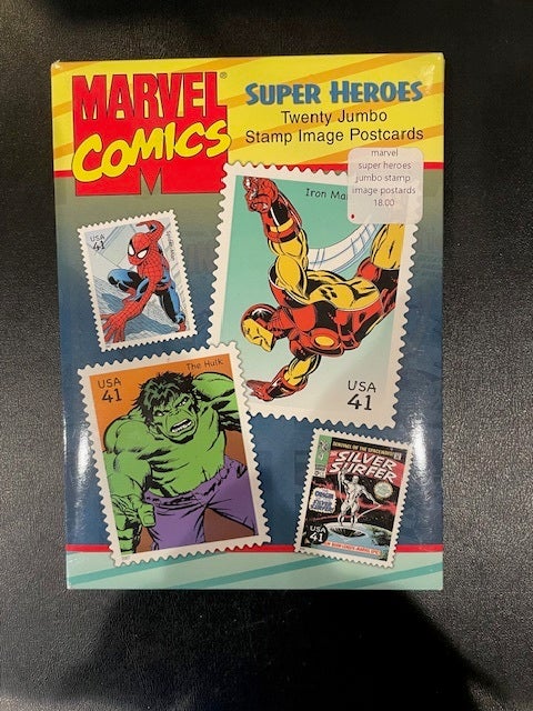 Marvel Super Heroes Jumbo Stamp image Postcards | Faraday Toys