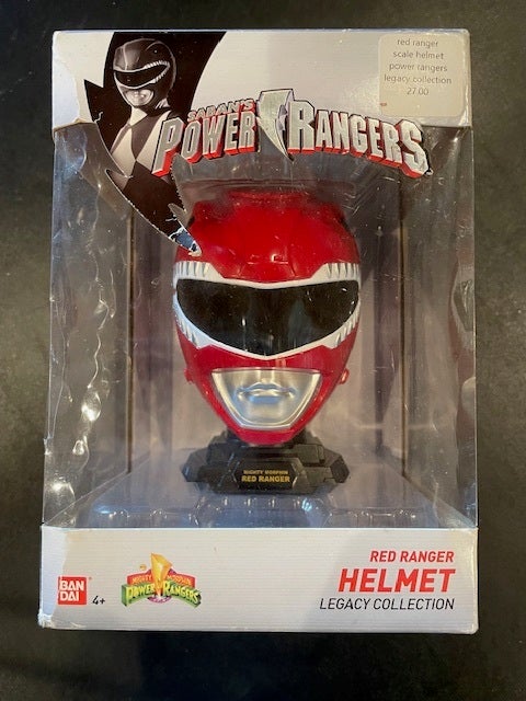 Red Ranger Scale Helmet Power Rangers Legacy Collection | Faraday Toys