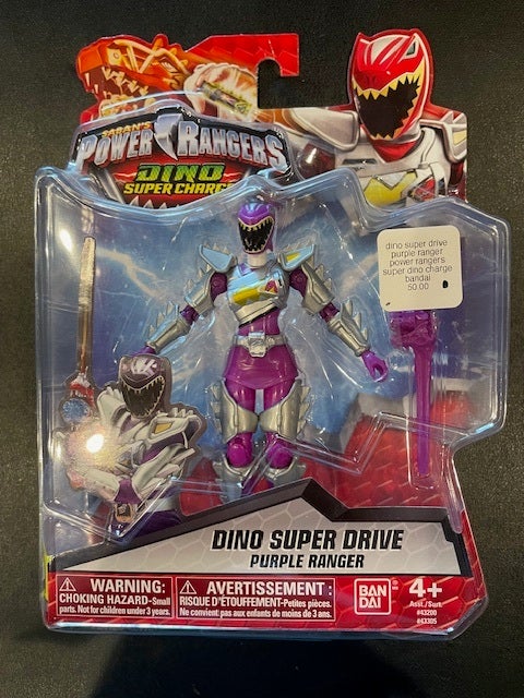Dino Super Drive Purple Ranger Power Ranger Super Dino Charge Bandai ...