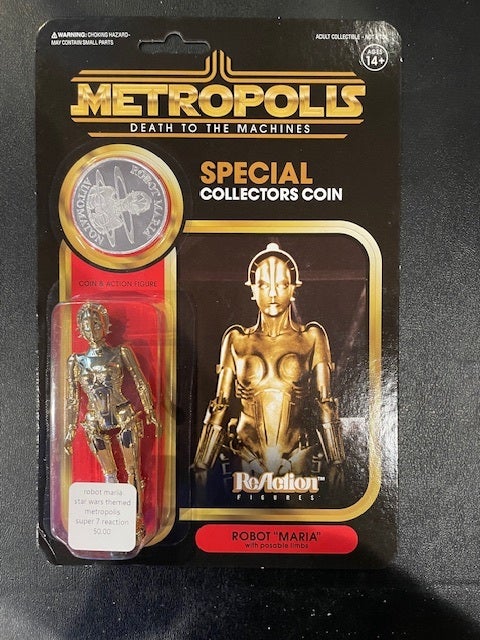 Robot Maria Star Wars Themed Metropolis Super 7 Reaction | Faraday Toys