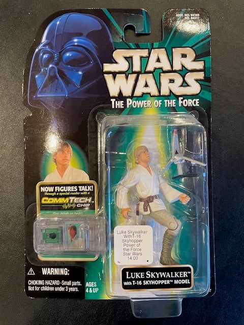Luke Skywalker withT-16 Skyhopper Power of the Force Star Wars ...