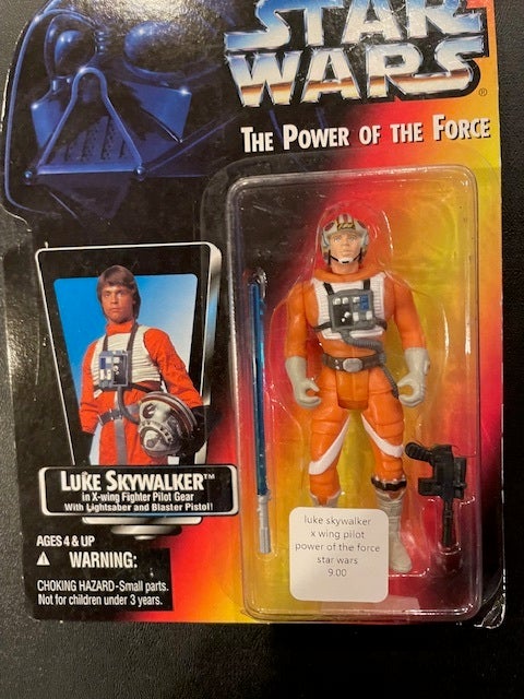 Luke Skywalker X-Wing Pilot Power of the Force Star Wars | Faraday Toys