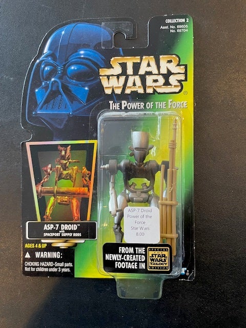 ASP-7 Droid Power of the Force Star Wars | Faraday Toys